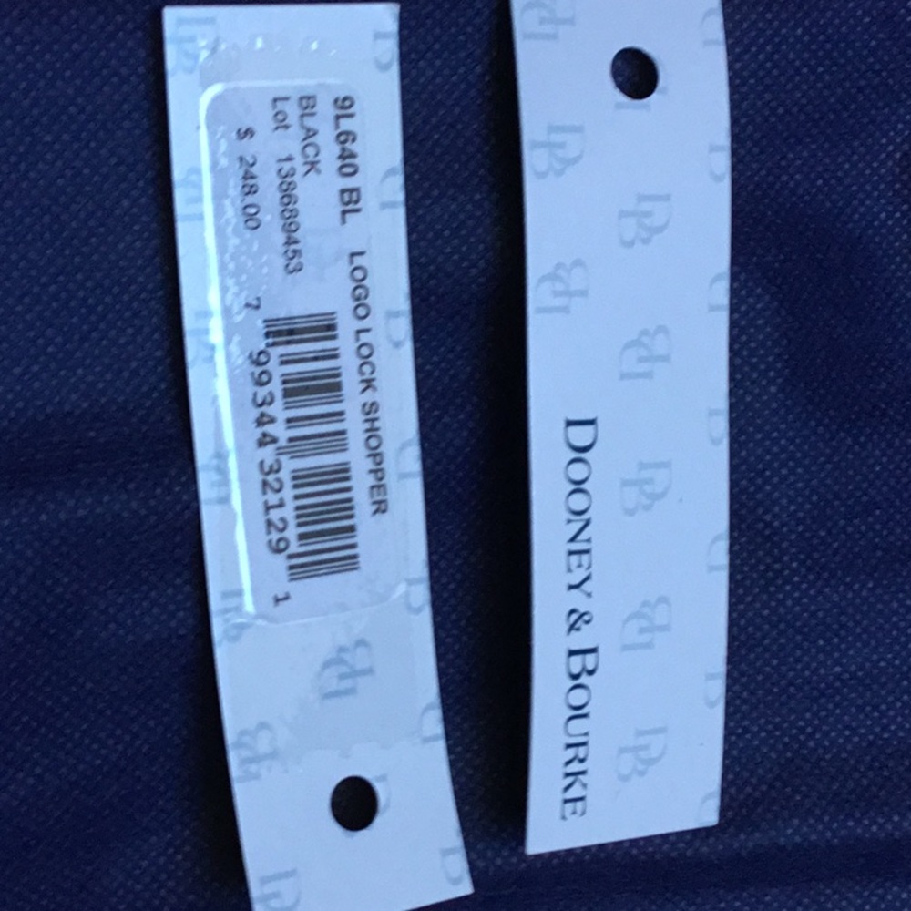 Dooney & Bourke Logo Lock Shopper - Gem